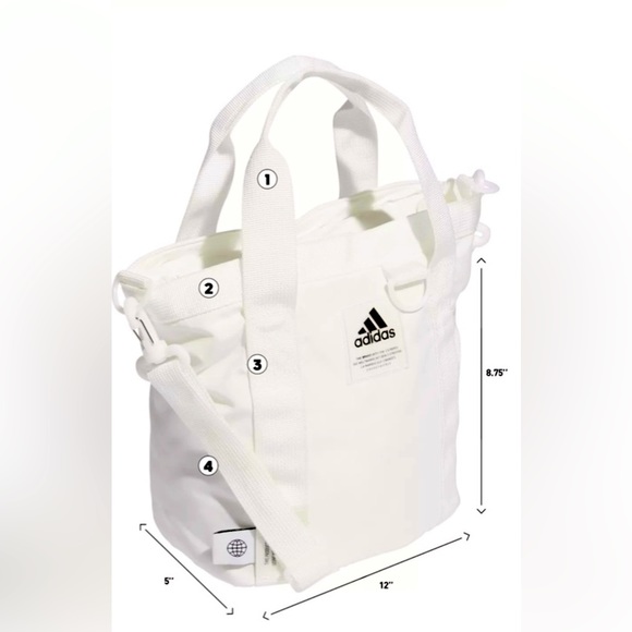 adidas | Bags | Adidas 2 Ways To Wear Badge Of Sport Mini Tote ...